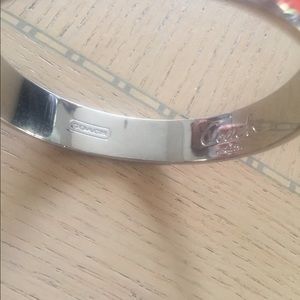 Coach | Jewelry | Authentic Coach Bangle Silvercoral | Poshmark